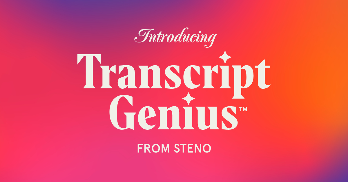 Transcript Genius: AI-Powered Transcript Analysis | Steno